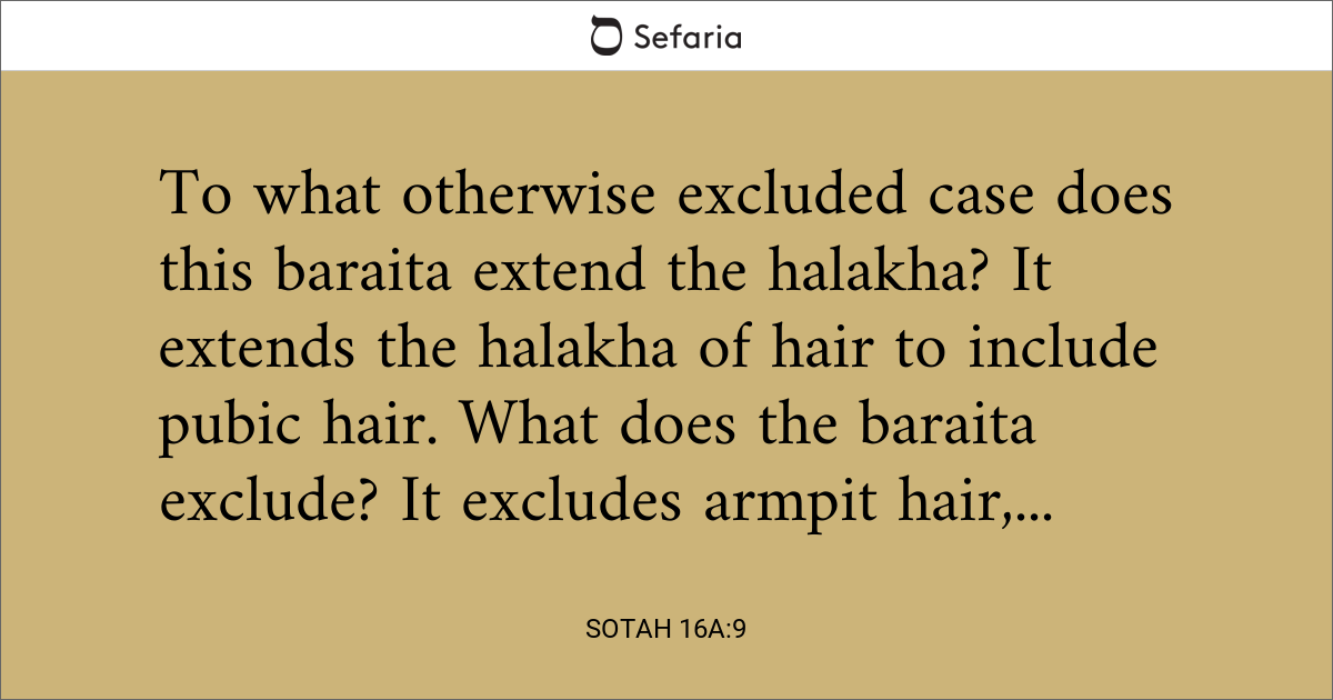 Sotah 16a:9