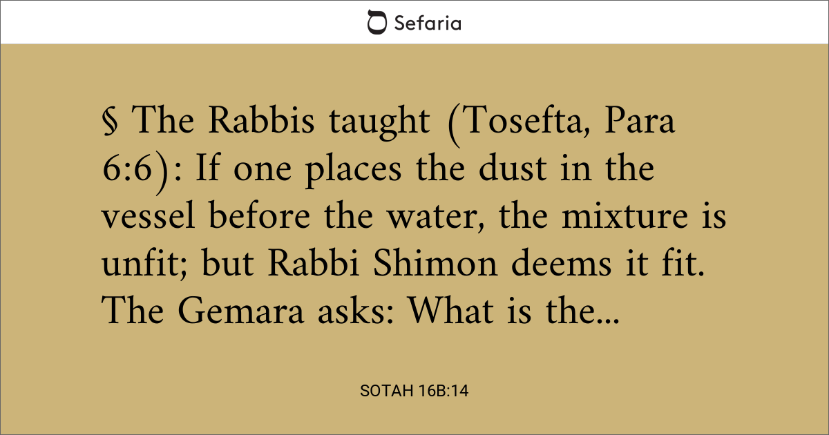 Sotah 16b:14