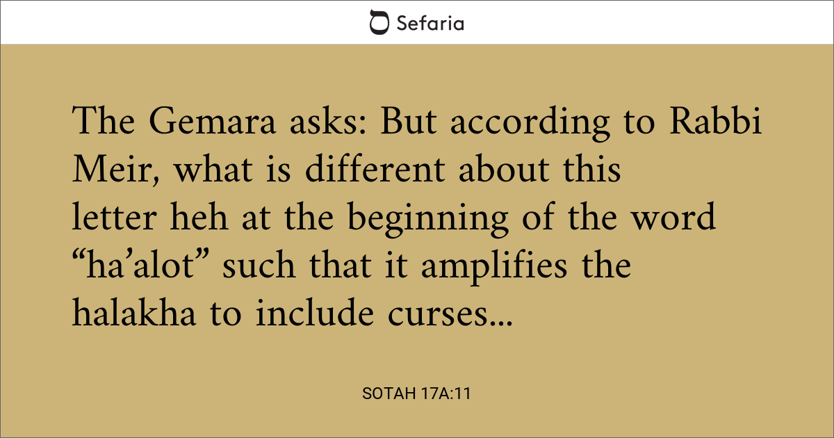 Sotah 17a:11
