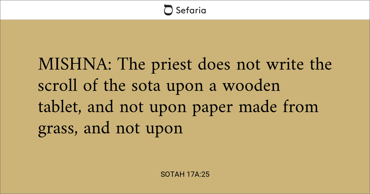 Sotah 17a:25