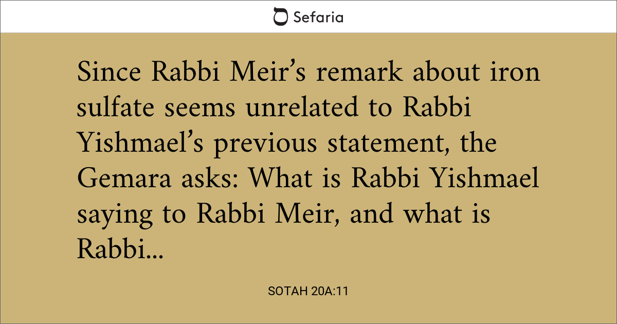 Sotah 20a:11