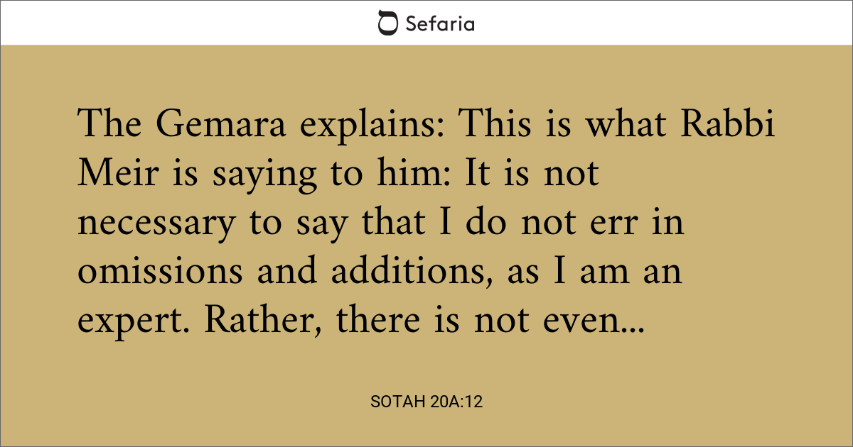 Sotah 20a:12