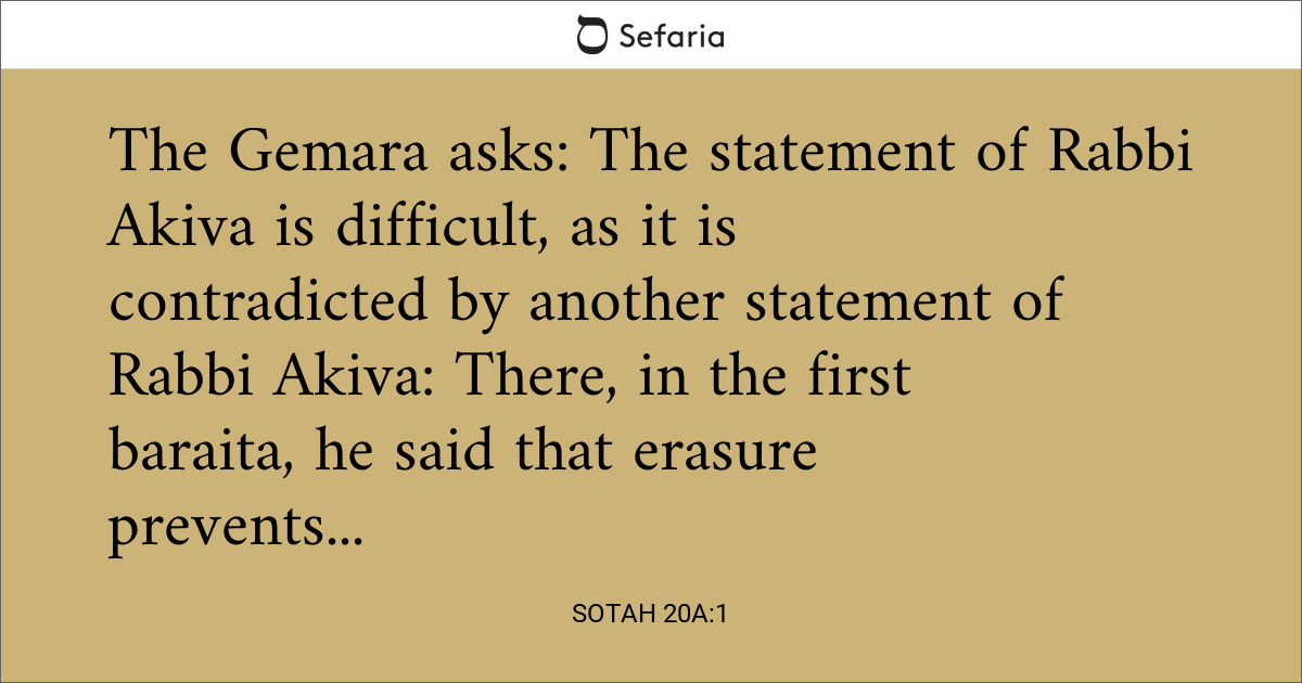Sotah 20a:1