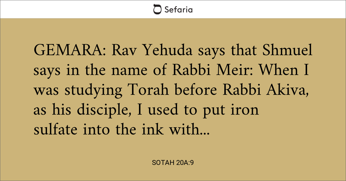Sotah 20a:9