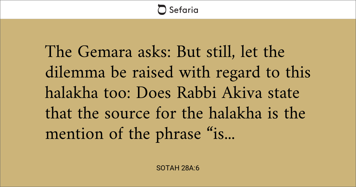 Sotah 28a:6