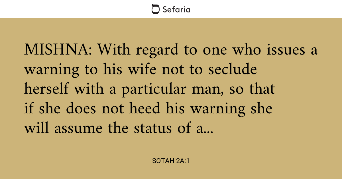 Sotah 2a:1