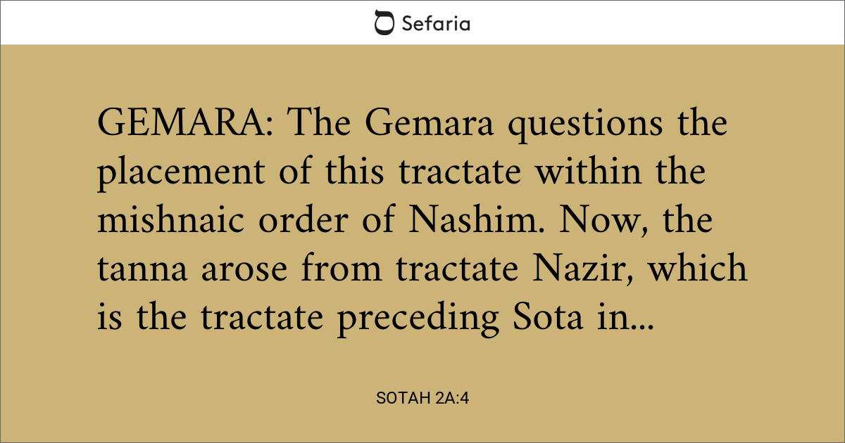 Sotah 2a:4