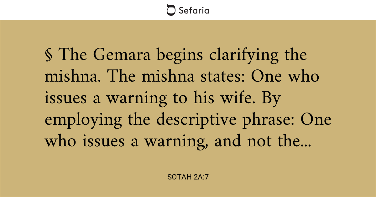 Sotah 2a:7