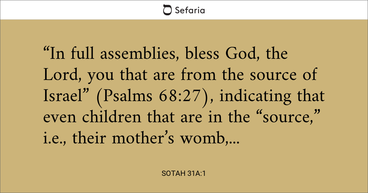 Sotah 31a:1