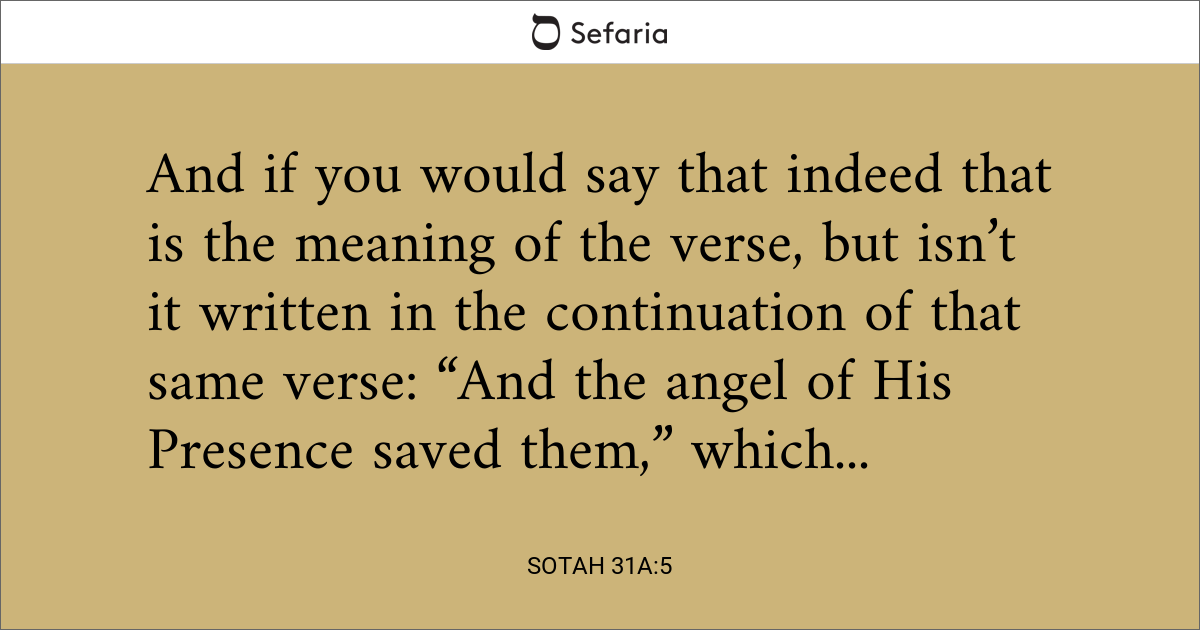 Sotah 31a:5