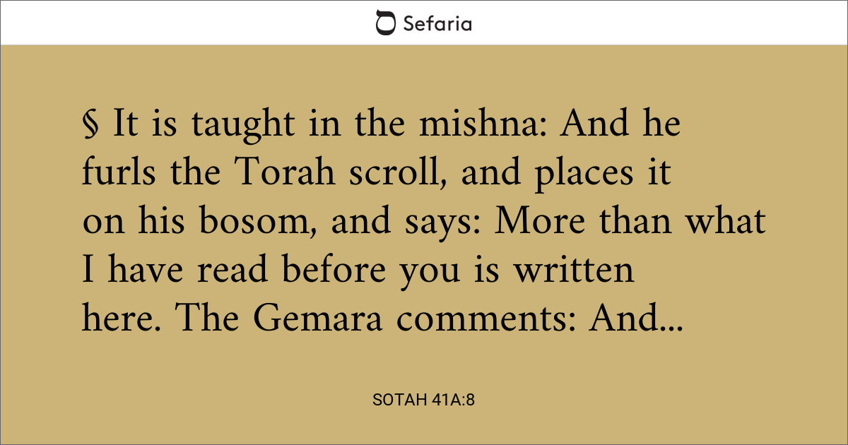 Sotah 41a:8