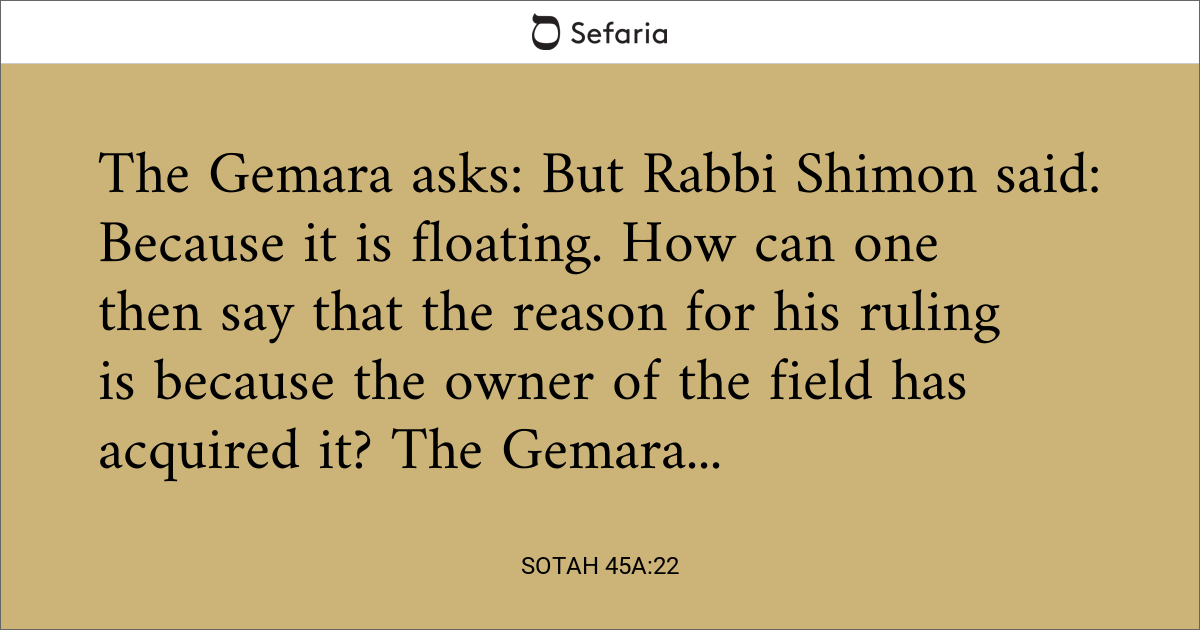 Sotah 45a:22