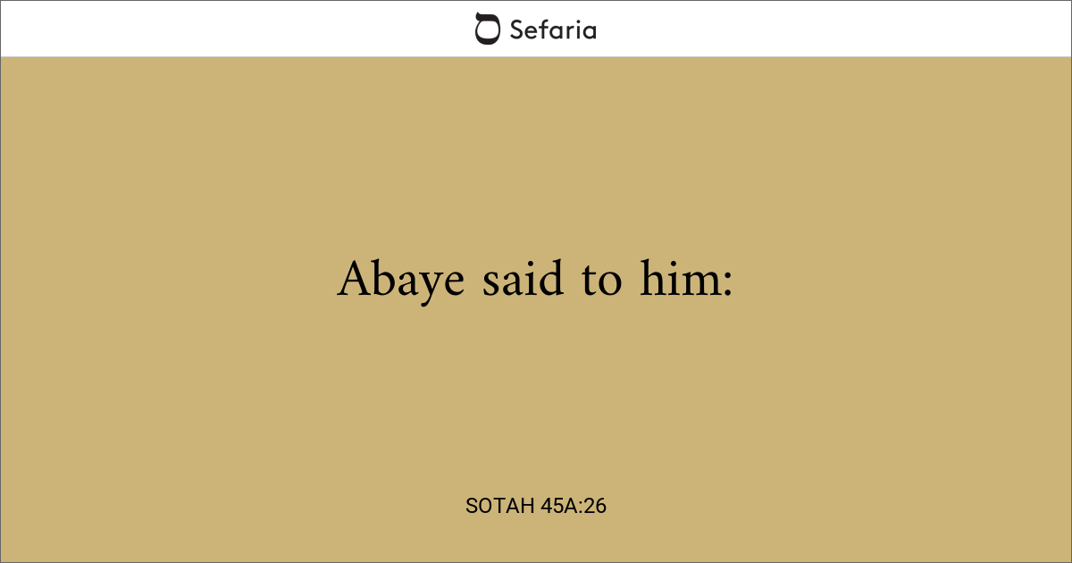 Sotah 45a:26