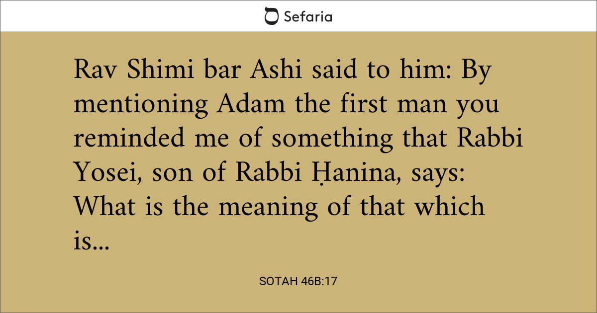 Sotah 46b:17