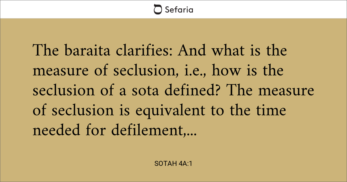 Sotah 4a:1
