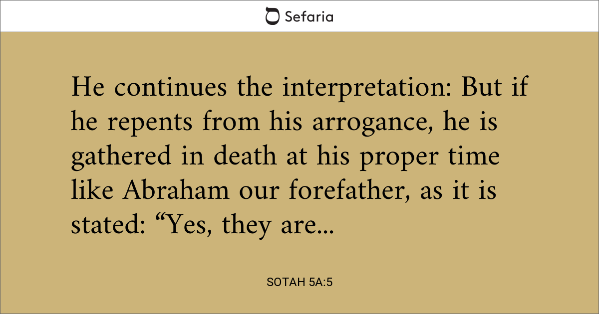 Sotah 5a:5
