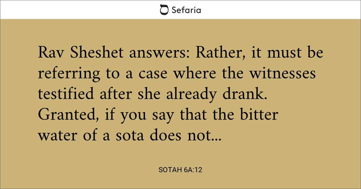 Sotah 6a:12