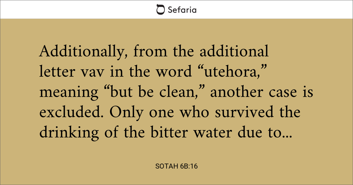 Sotah 6b:16