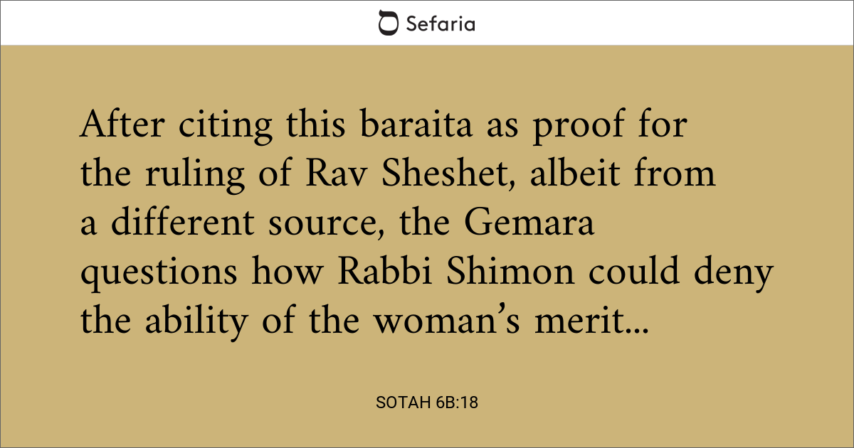 Sotah 6b:18