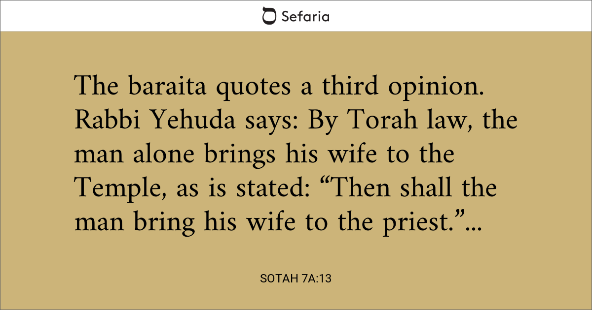 Sotah 7a:13