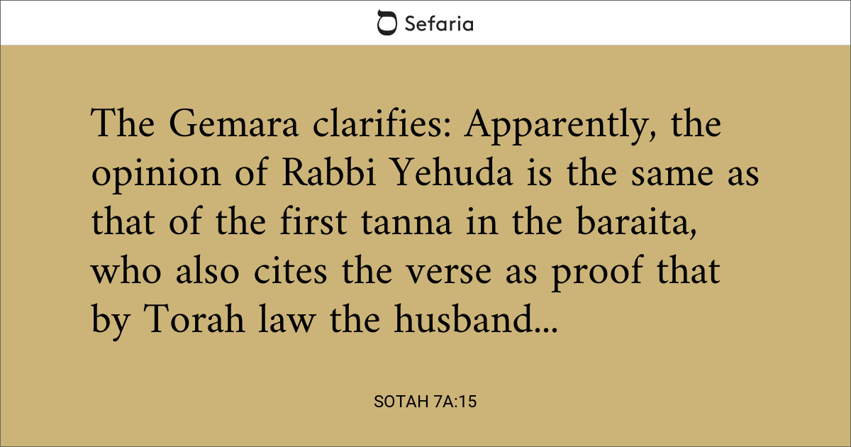 Sotah 7a:15