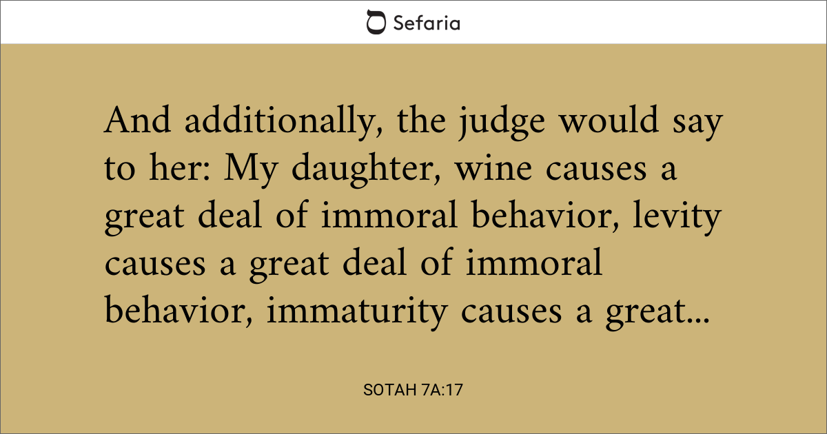 Sotah 7a:17