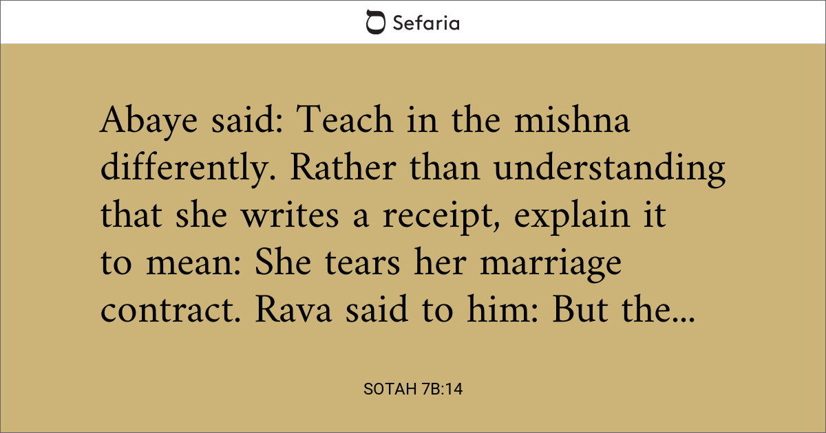 Sotah 7b:14