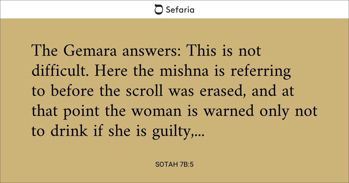 Sotah 7b:5