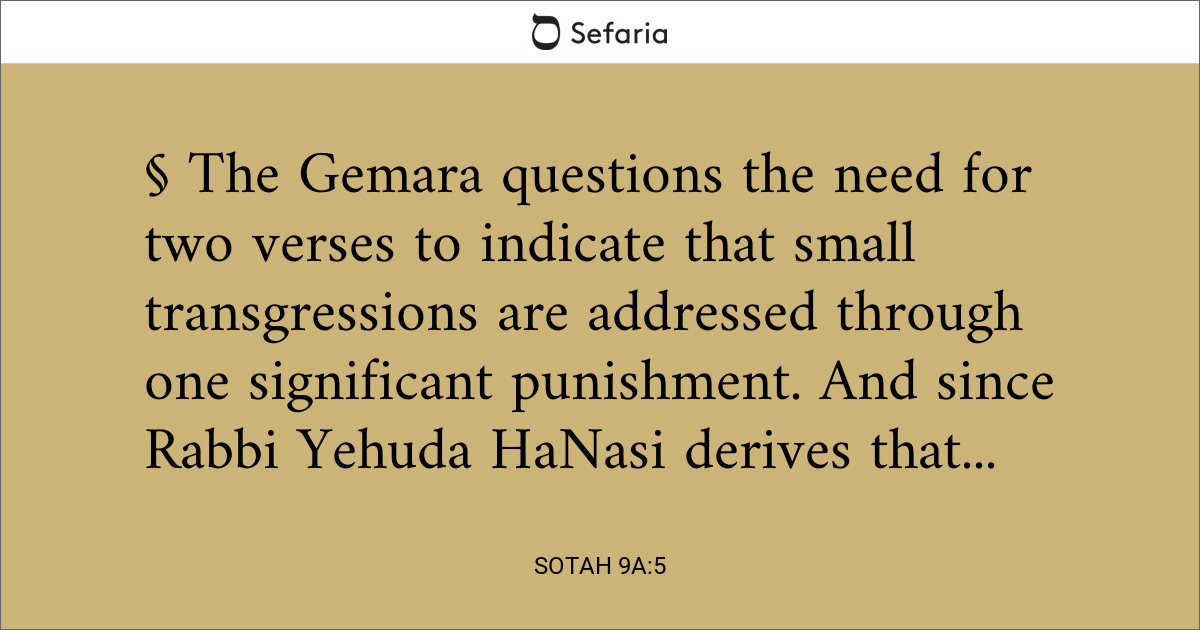 Sotah 9a:5