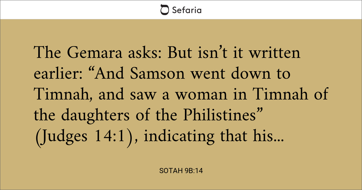 Sotah 9b:14