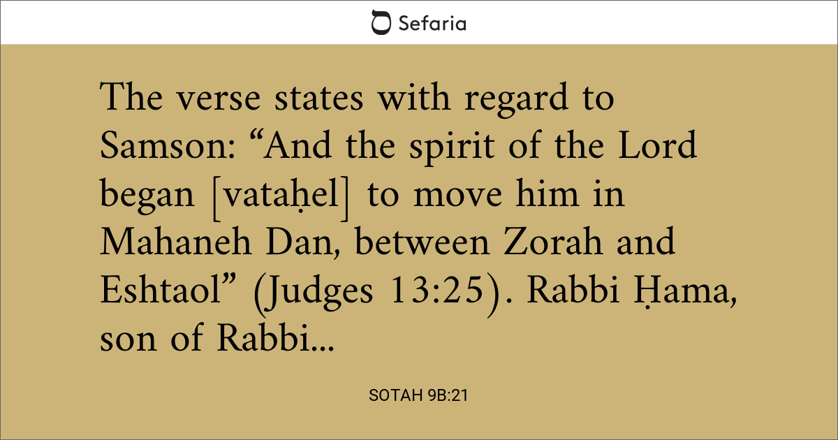 Sotah 9b:21
