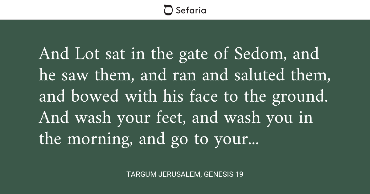 Targum Jerusalem, Genesis 19