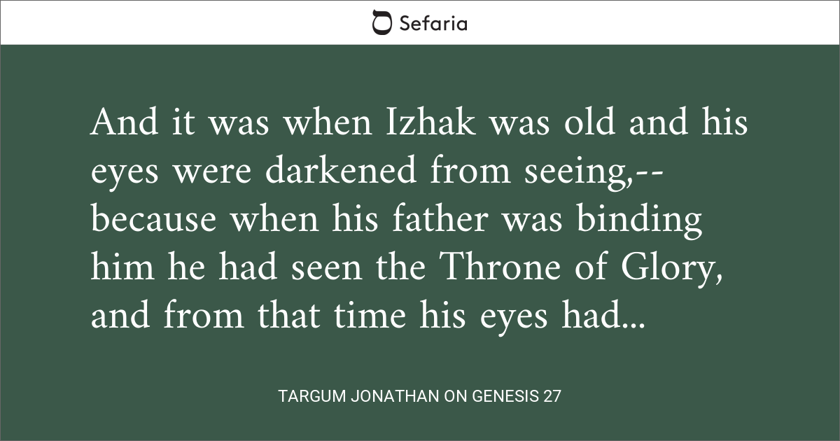 Targum Jonathan on Genesis 27