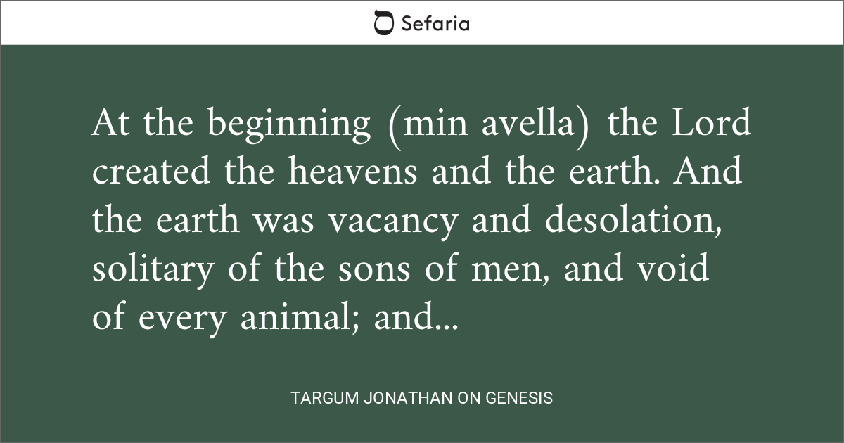 Targum Jonathan on Genesis