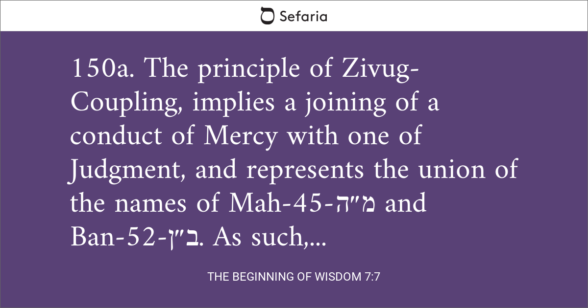 The Beginning of Wisdom 7:7