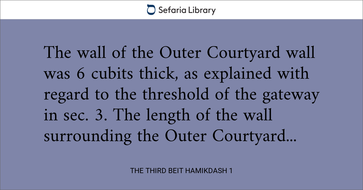 The Third Beit HaMikdash 1 | Sefaria Library