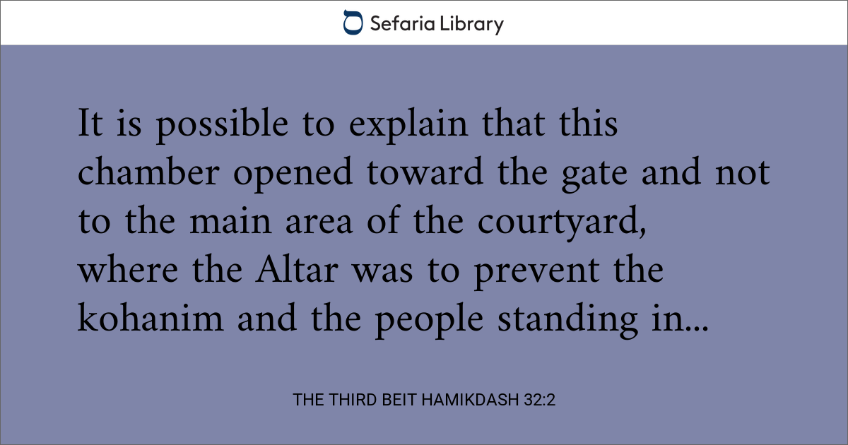 The Third Beit HaMikdash 32:2 | Sefaria Library