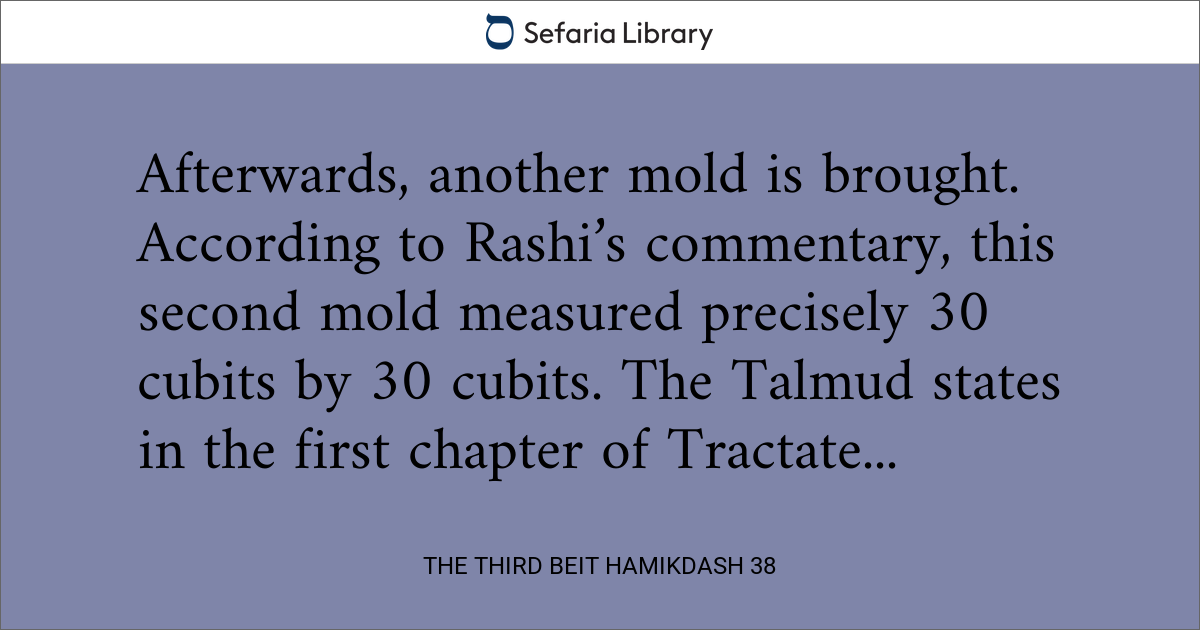 The Third Beit HaMikdash 38 | Sefaria Library