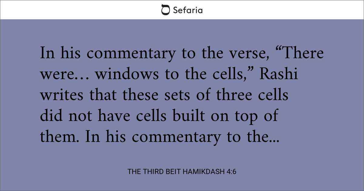 The Third Beit HaMikdash 4:6