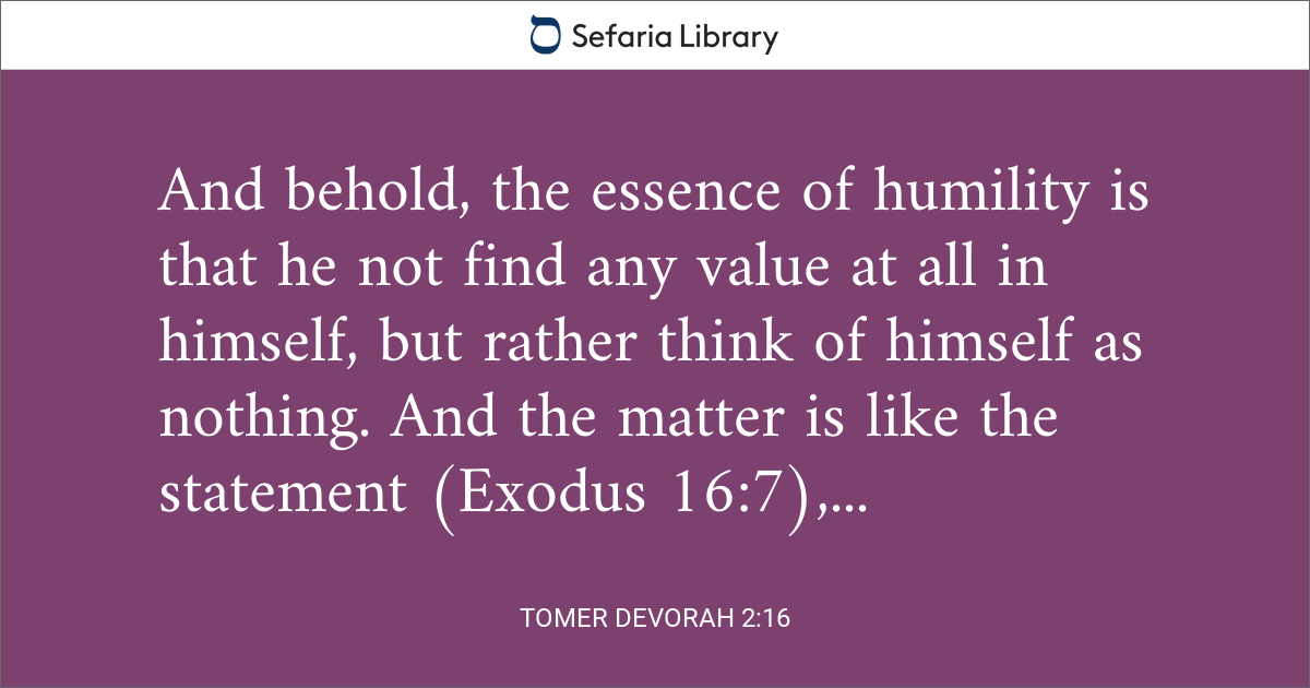 Tomer Devorah 2:16 | Sefaria Library