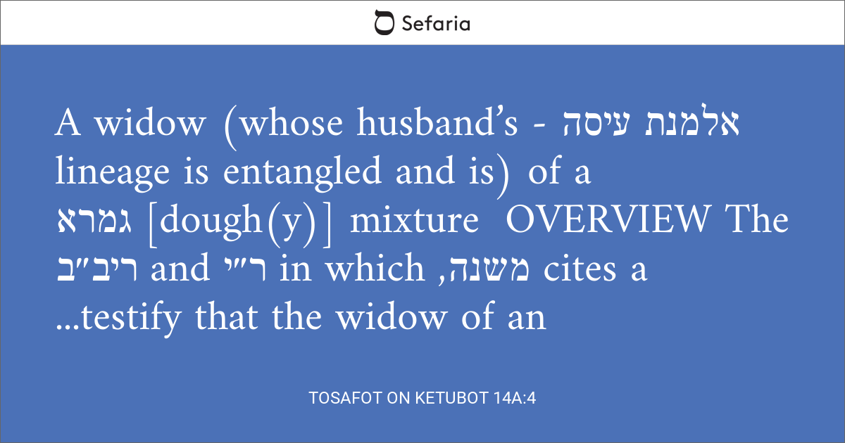 Tosafot on Ketubot 14a:4