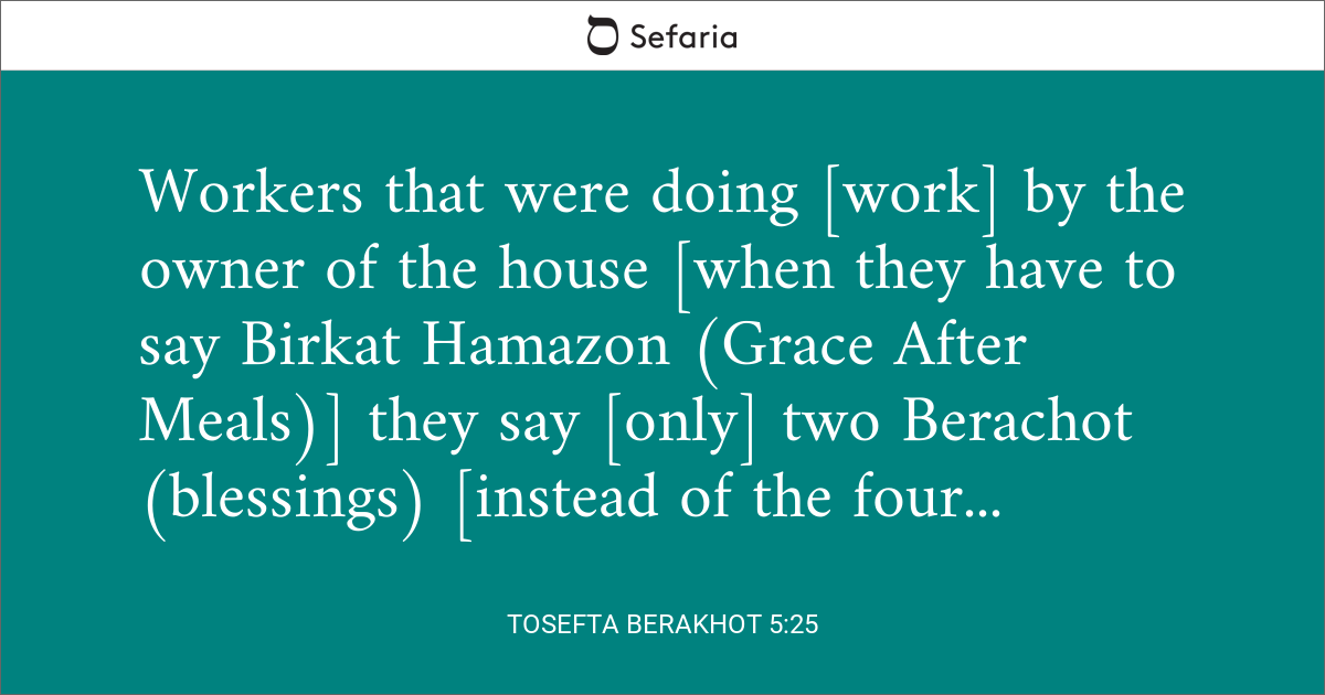 Tosefta Berakhot 5:25