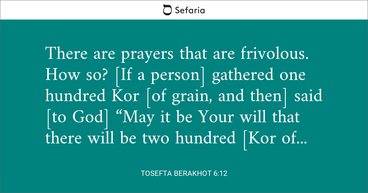 Tosefta Berakhot 6:12