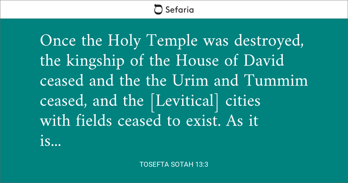 Tosefta Sotah 13:3