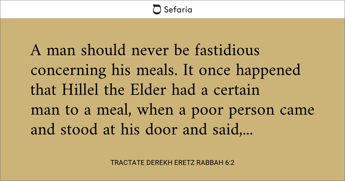 Tractate Derekh Eretz Rabbah 6:2