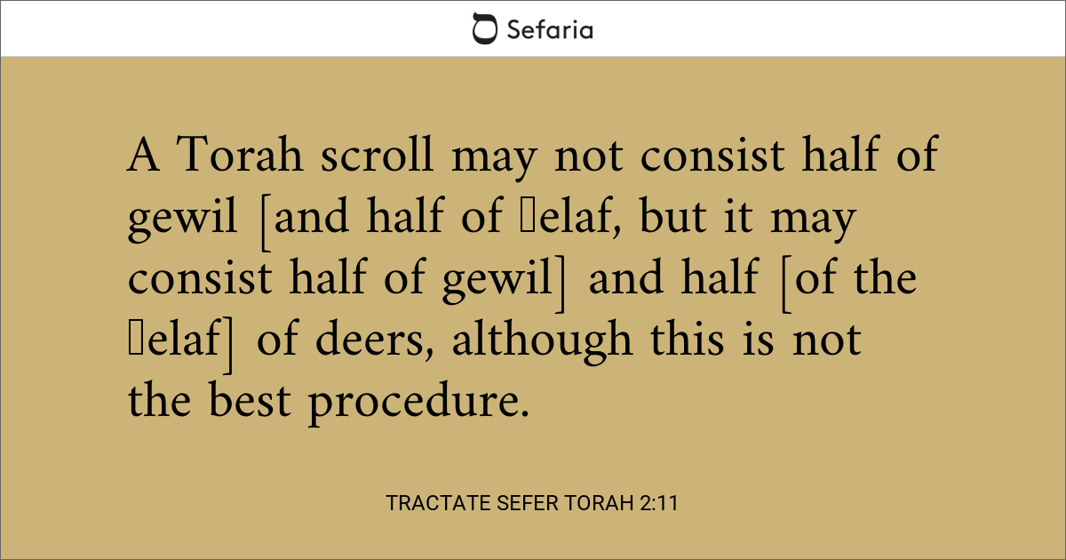 Tractate Sefer Torah 2:11