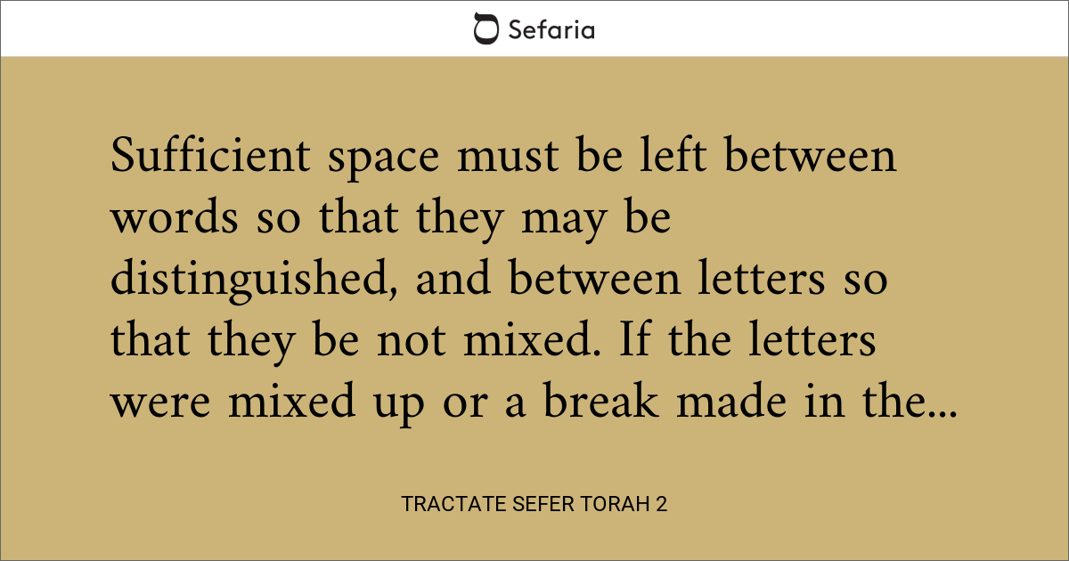 Tractate Sefer Torah 2