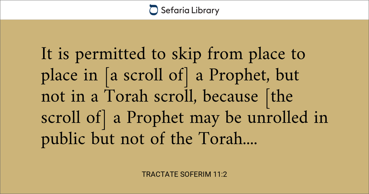 Tractate Soferim 11:2