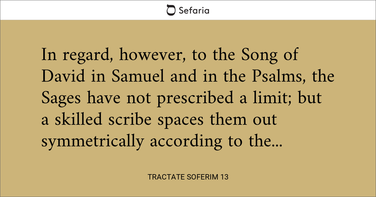 Tractate Soferim 13