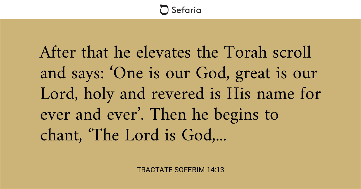 Tractate Soferim 14:13